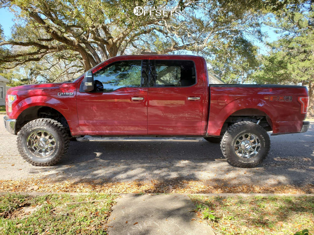 2015 Ford F-150 with 18x9 -12 Raceline Shift and 295/70R18 Cooper ...