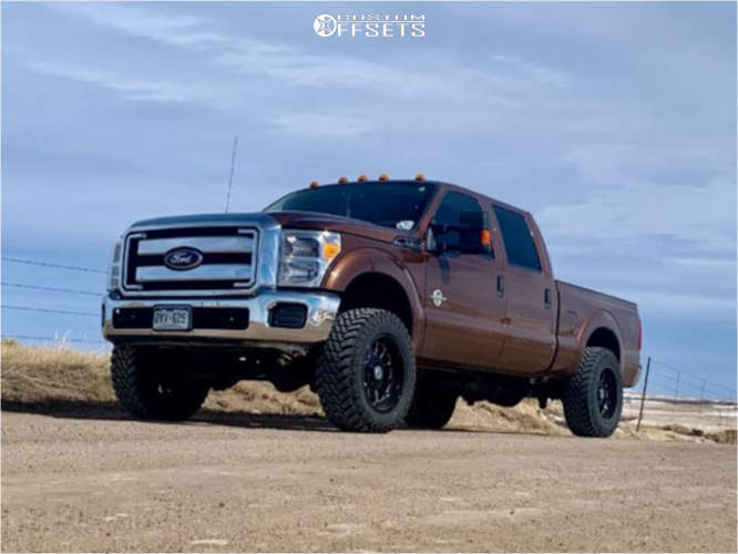2012 Ford F-250 Super Duty with 20x10 -24 Anthem Off-Road Intimidator ...