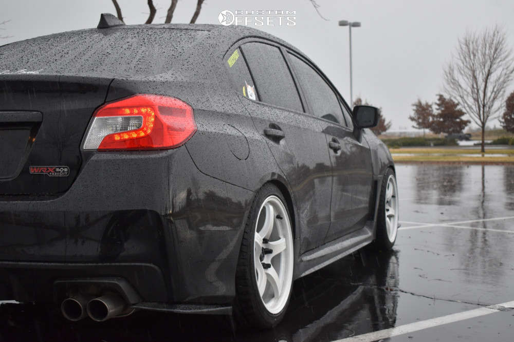 2015 Subaru WRX with 18x9.5 38 Gram Lights 57cr and 255/35R18 Achilles ...