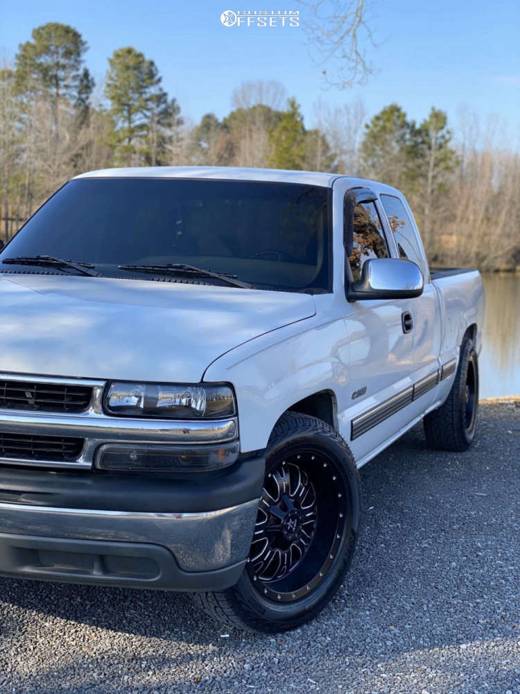 2002 Chevrolet Silverado 1500 with 20x9 -12 RBP 89r and 275/55R20 ...