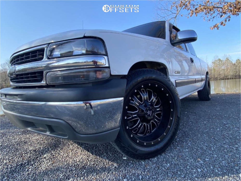 2002 Chevrolet Silverado 1500 with 20x9 -12 RBP 89r and 275/55R20 ...