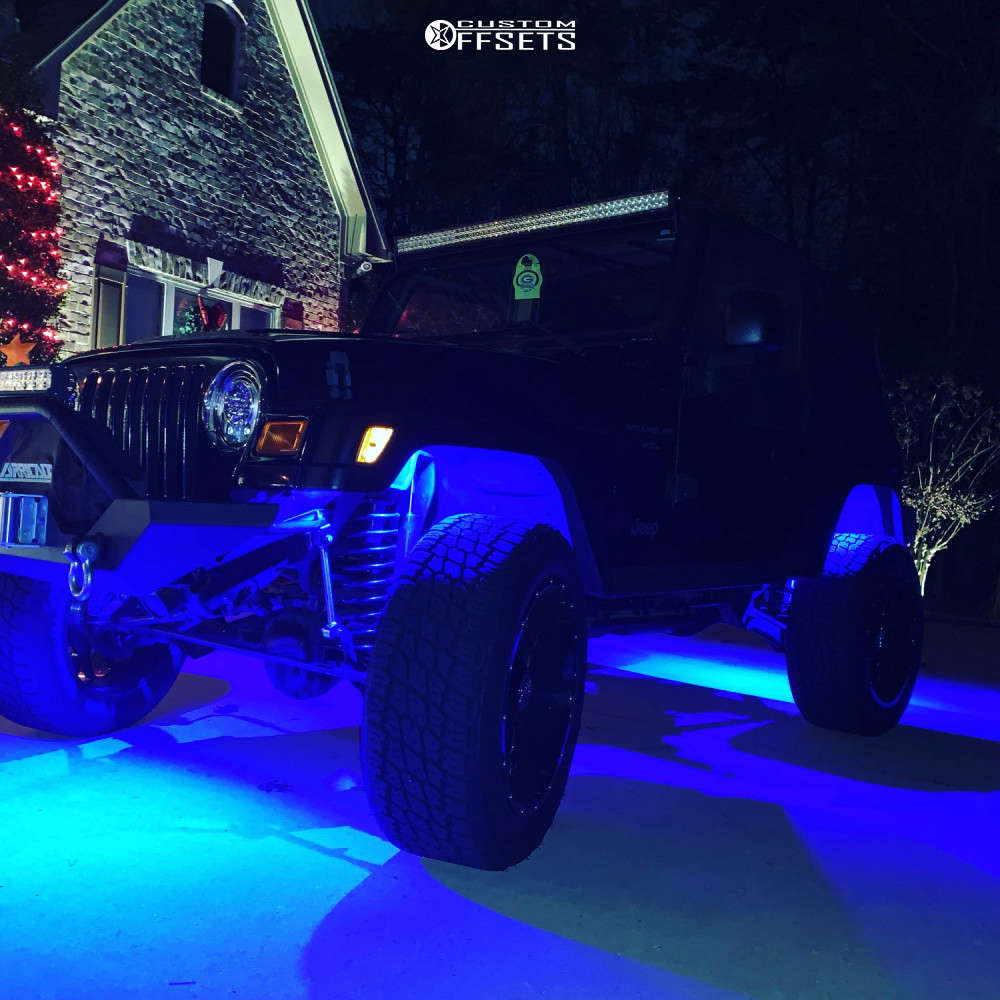 2000 Jeep TJ with 20x10 -24 Scorpion Sc19 and 285/55R20 Nitto Terra ...
