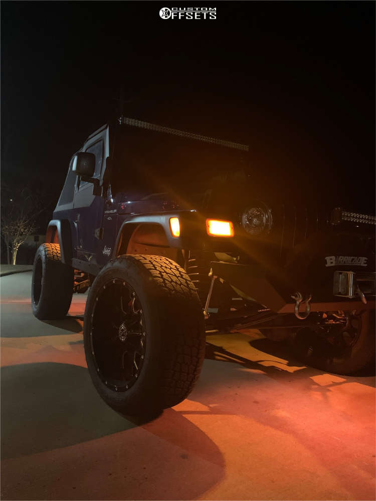 2000 Jeep TJ with 20x10 -24 Scorpion Sc19 and 285/55R20 Nitto Terra ...