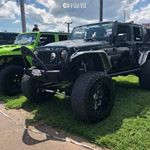 2008 Jeep Wrangler with 22x14 -70 Fuel Cleaver D240 and 40/15.5R22 Toyo ...