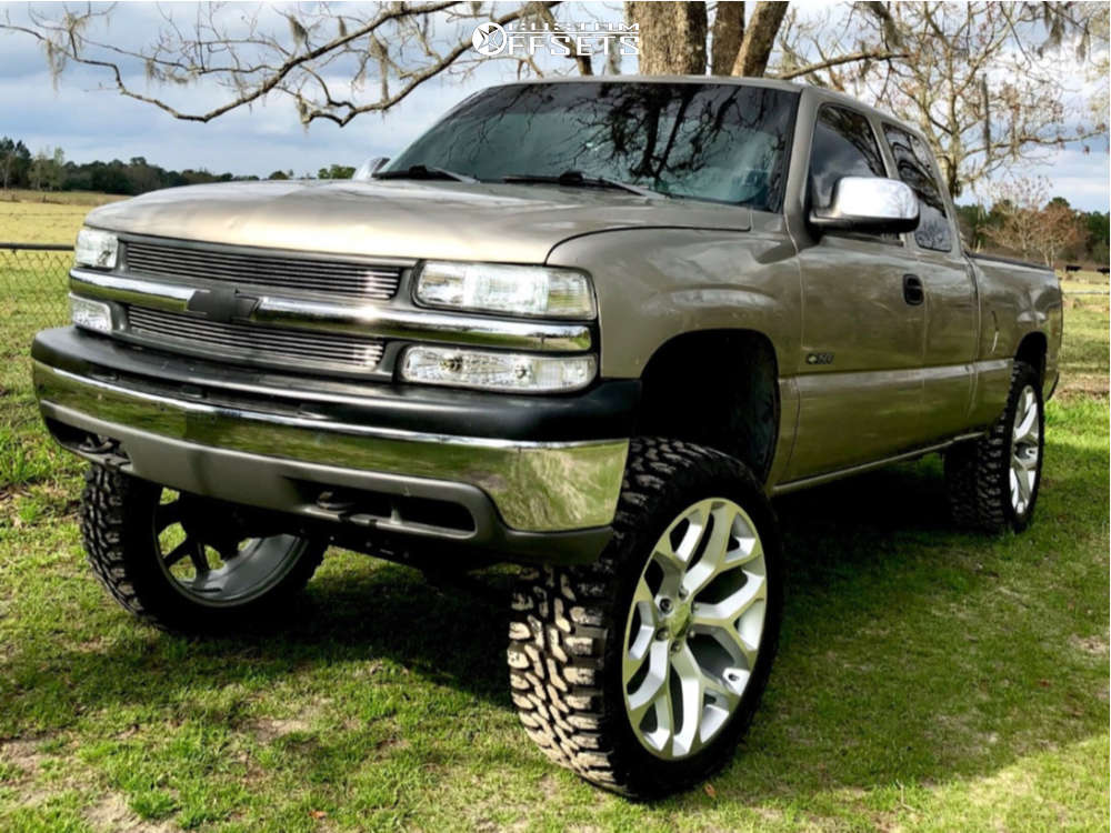 2001 Chevrolet Silverado 1500 with 24x10 31 Strada Replicas Gm ...