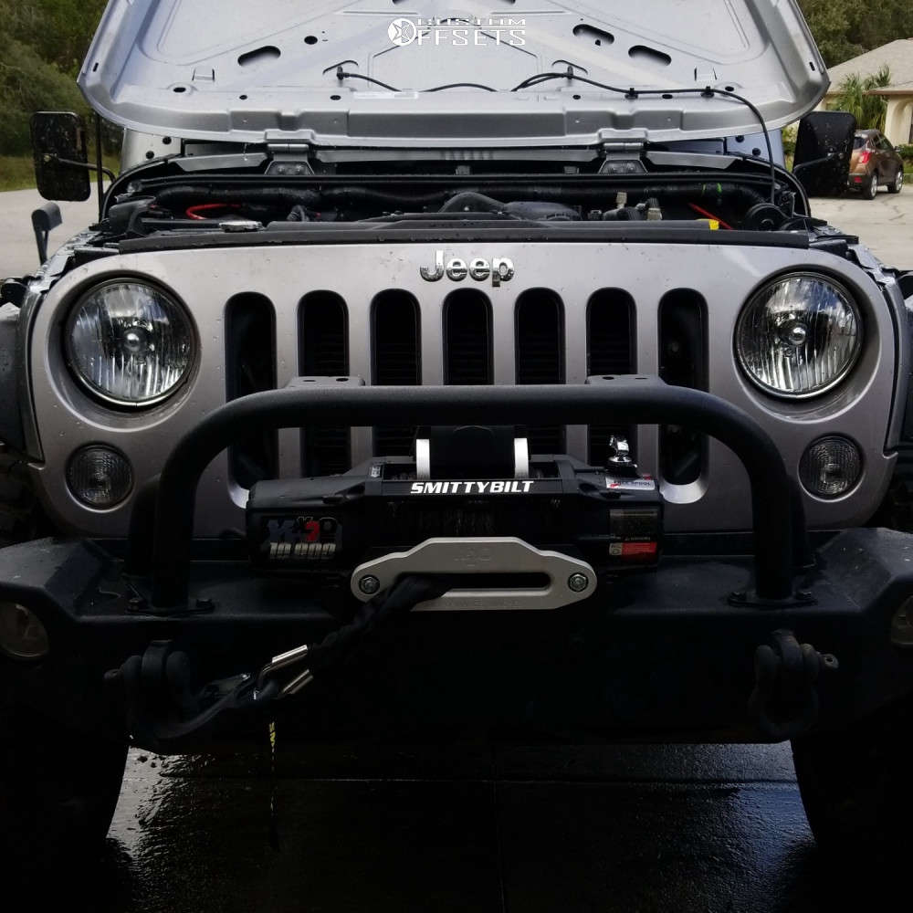 2016 Jeep Wrangler JK with 17x9 -6 Pro Comp Series 69 and 35/12.5R17 ...