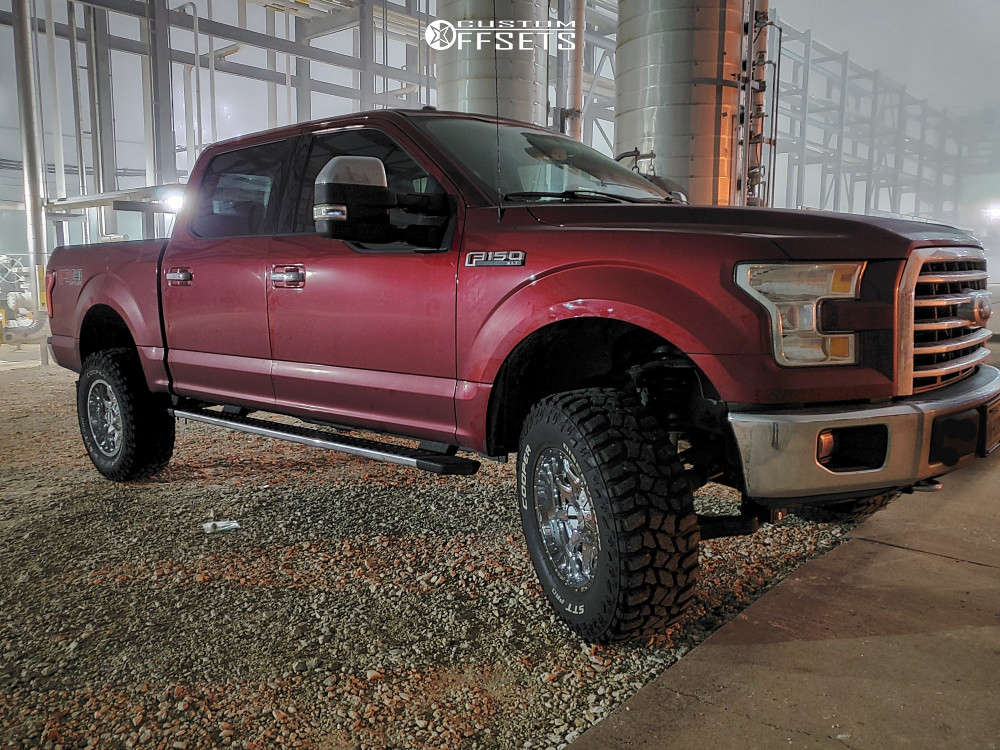 2015 Ford F-150 with 18x9 -12 Raceline Shift and 295/70R18 Cooper ...