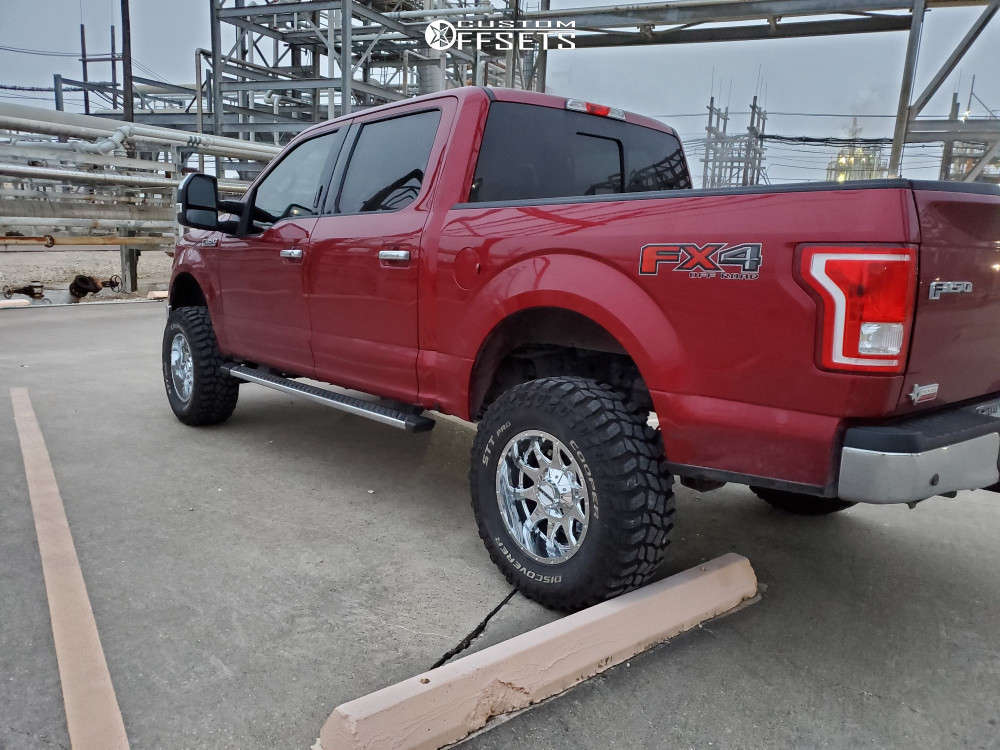 2015 Ford F-150 with 18x9 -12 Raceline Shift and 295/70R18 Cooper ...