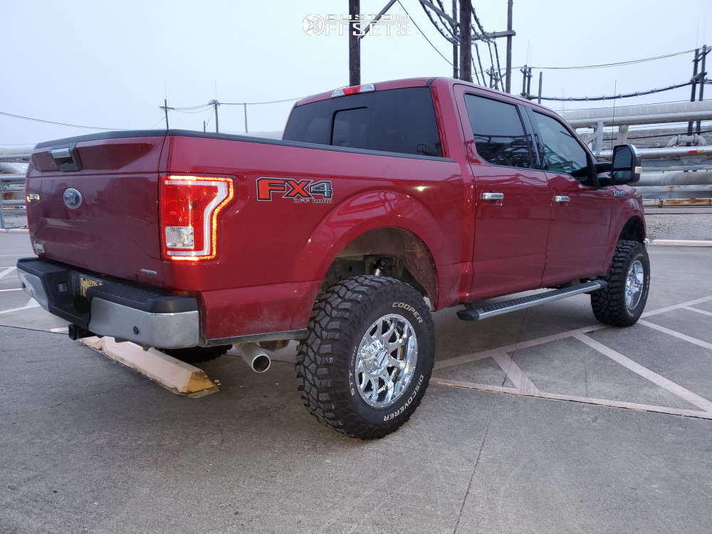 2015 Ford F-150 with 18x9 -12 Raceline Shift and 295/70R18 Cooper ...