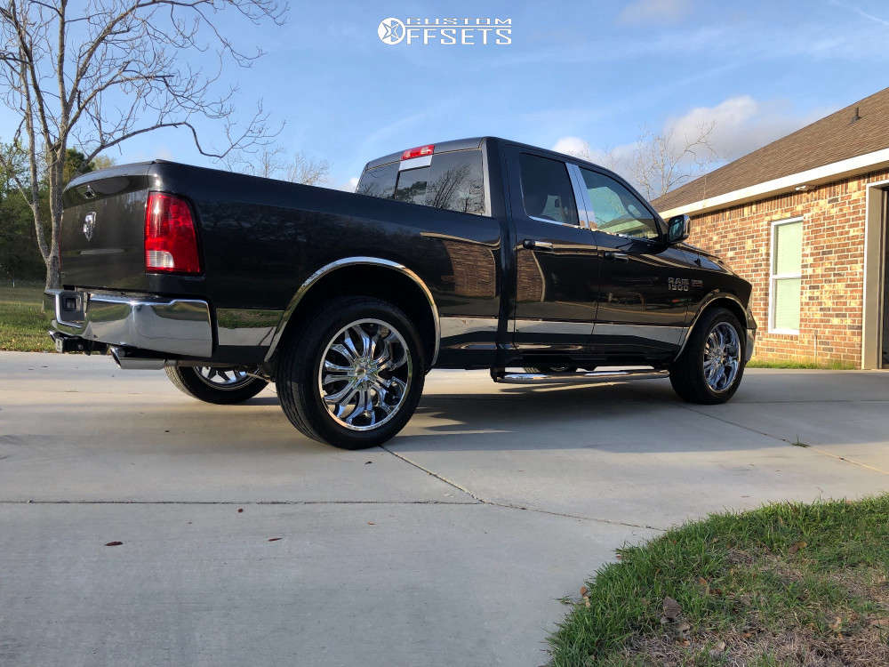 2016 Ram 1500 with 22x9.5 15 VCT Godfather and 275/50R22 Toyo Tires ...