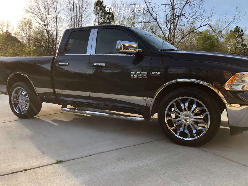 2016 Ram 1500 with 22x9.5 15 VCT Godfather and 275/50R22 Toyo Tires ...
