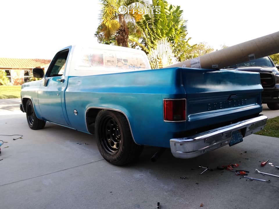 1978 Chevrolet C10 with 17x9 -12 Vision Soft 8 and 265/70R17 Westlake ...