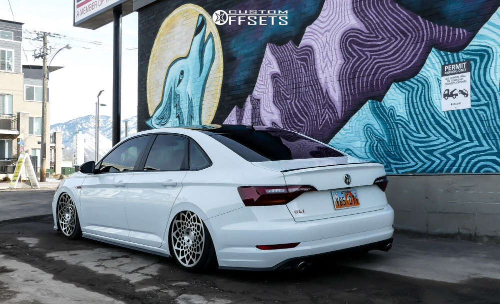 2019 Volkswagen Jetta with 19x8.5 35 Radi8 R8b12 and 225/35R19 Ironman ...