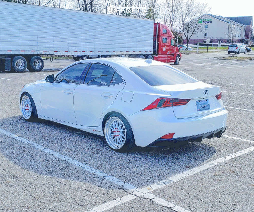 2014 Lexus IS250 with 18x8.5 35 Aodhan Ah02 and 225/25R18 Altenzo Sport ...