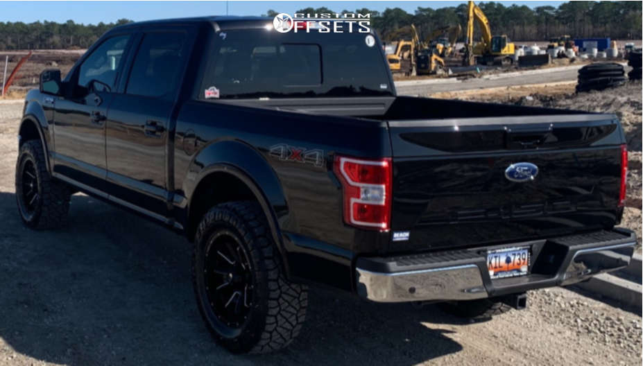 2019 Ford F-150 with 20x9 12 Vision Bomb and 35/12.5R20 Nitto Ridge ...