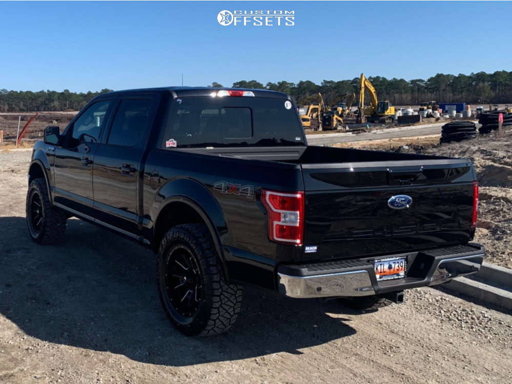 2019 Ford F-150 with 20x9 12 Vision Bomb and 35/12.5R20 Nitto Ridge ...