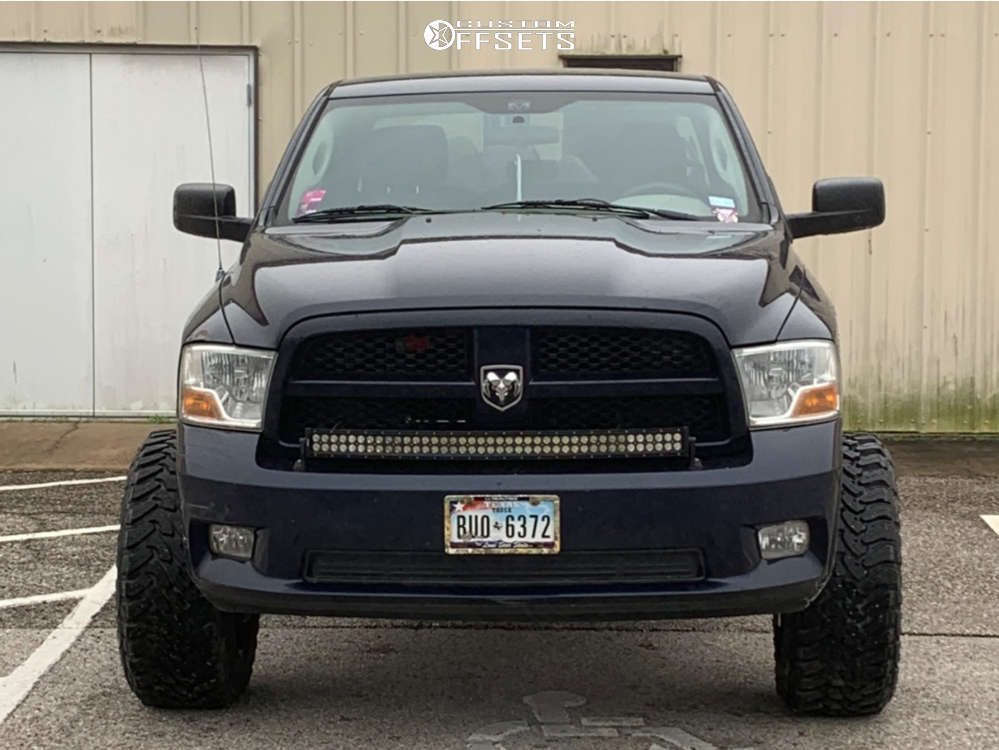 2012 Ram 1500 with 20x12 -51 Vision Prowler and 35/12.5R20 Toyo Tires ...