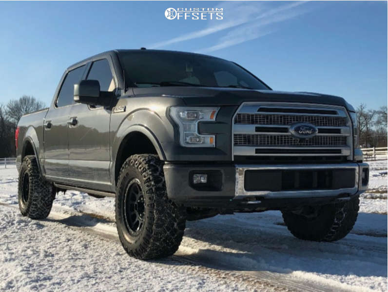 2015 Ford F-150 with 17x8.5 0 Method Nv and 315/70R17 Goodyear Wrangler ...