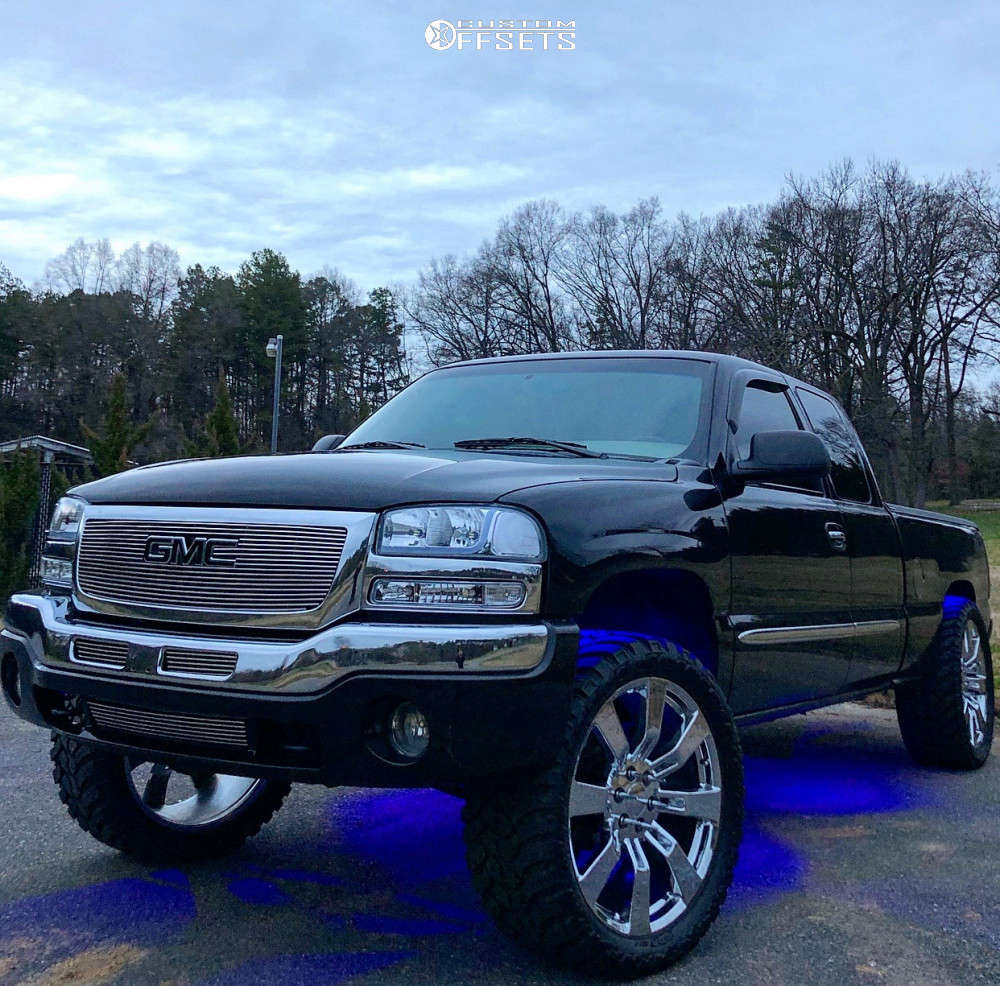 2003 GMC Sierra 1500 with 24x10 31 Oe Performance 144 and 35/13.5R24 ...