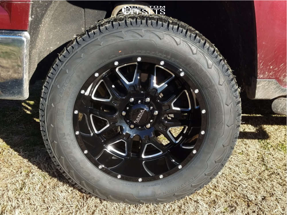 2014 Chevrolet Silverado 1500 with 20x10 -25 Ultra Hunter and 305/55R20 ...