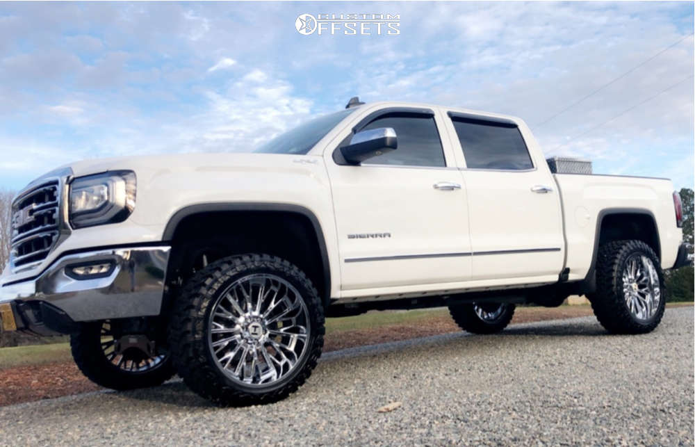 2018 GMC Sierra 1500 with 22x10 -25 Hostile Fury and 33/12.5R22 Atturo ...
