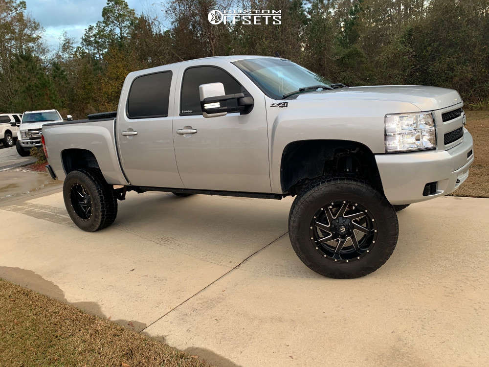 2013 Chevrolet Silverado 1500 with 20x10 -18 Fuel Renegade and 37/12 ...