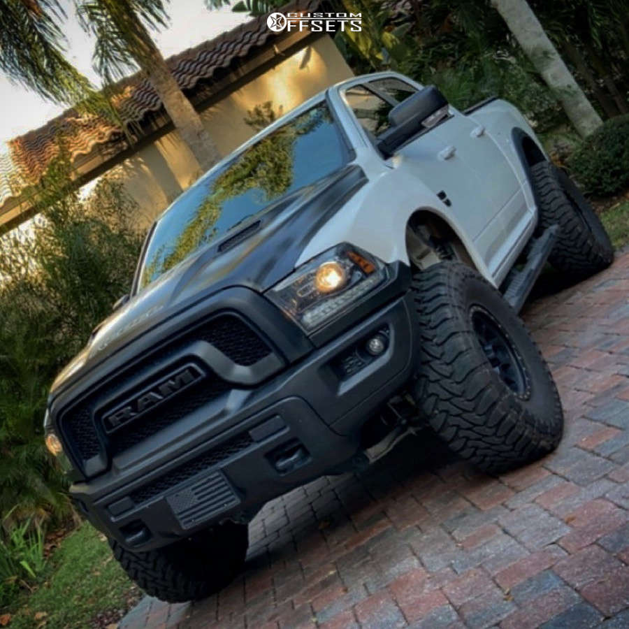 2016 Ram 1500 with 17x9 -12 XD Holeshot and 37/13.5R17 Toyo Tires Open ...