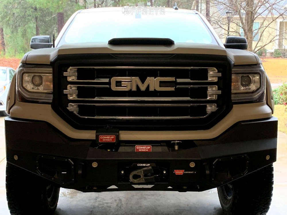 2017 GMC Sierra 1500 with 20x9 0 SCA Performance Black Widow and 325 ...