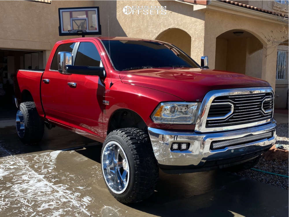 2014 Ram 1500 with 22x14 -76 Moto Metal Mo962 and 35/12.5R22 Crosswind ...