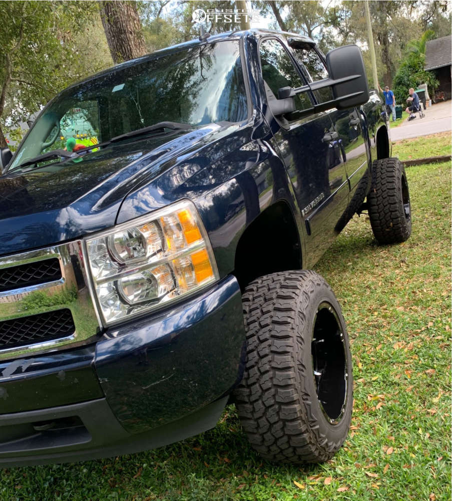 2008 Chevrolet Silverado 1500 with 20x12 -51 Vision Prowler and 35/12 ...
