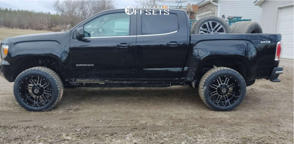 2019 GMC Canyon with 20x10 -24 Anthem Off-Road Instigator and 285/50R20 ...