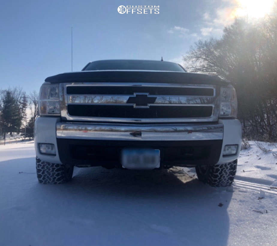 2008 Chevrolet Silverado 1500 with 17x9 -6 Pro Comp Series 45 and 265 ...