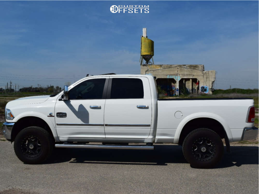 2016 Ram 3500 with 18x9 18 American Outlaw Marshal and 295/70R18 ...
