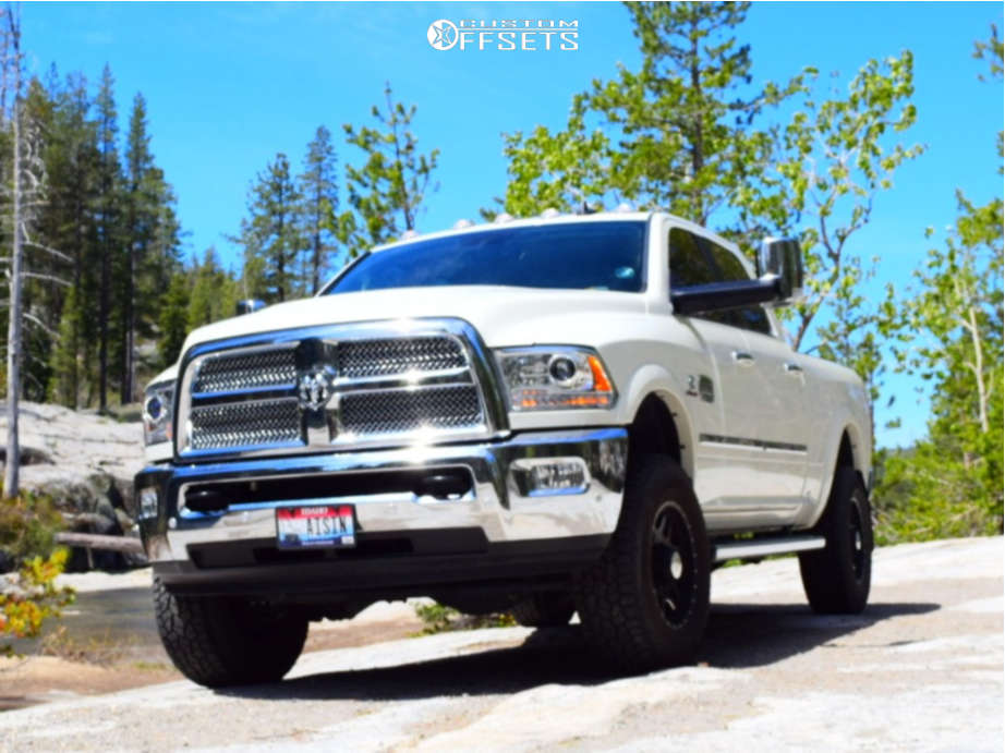 2016 Ram 3500 with 18x9 18 American Outlaw Marshal and 295/70R18 ...