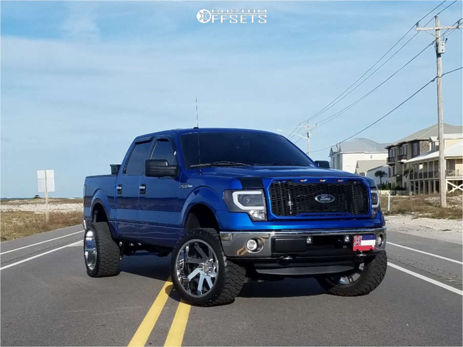 2012 Ford F-150 with 22x12 -51 ARKON OFF-ROAD Lincoln and 33/12.5R22 ...