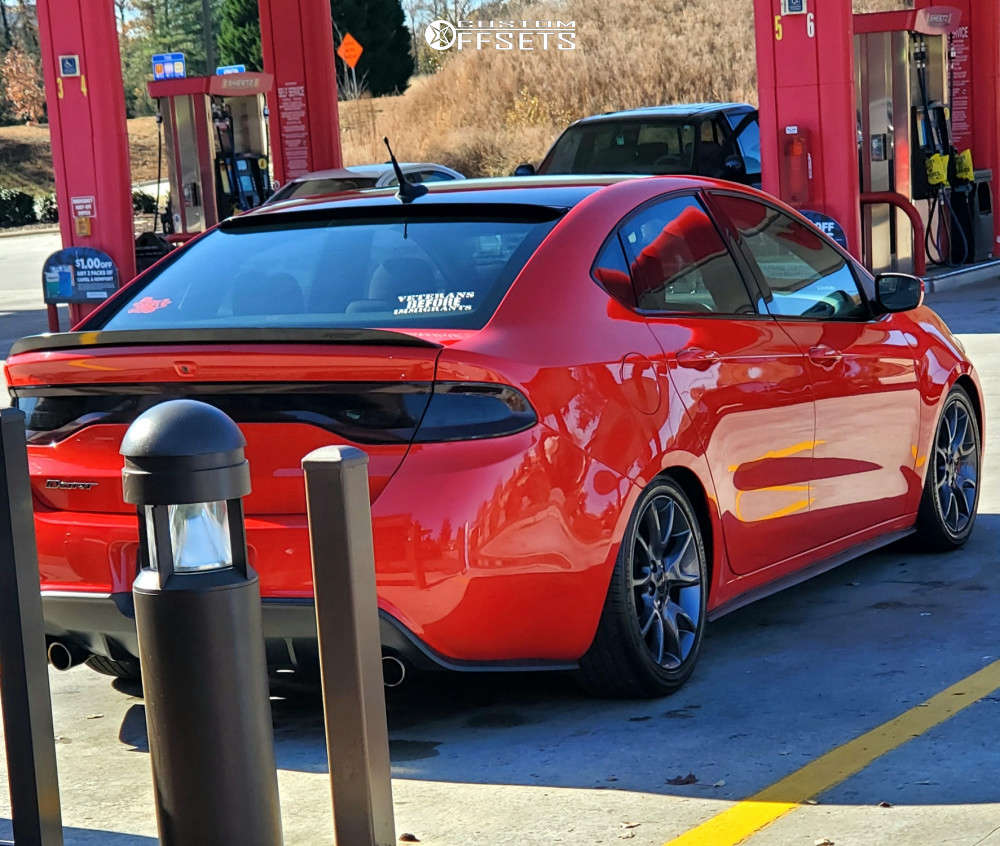 2016 Dodge Dart with 18x8.75 36 XXR 553 and 225/40R18 Achilles 123s and ...
