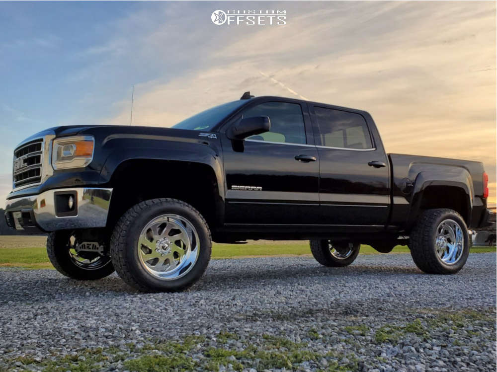 2015 GMC Sierra 1500 with 20x10 -25 Fuel Forged FF39 and 305/50R20 ...