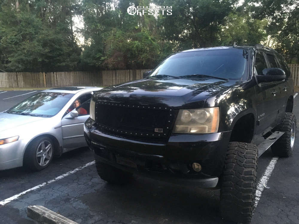 2007 Chevrolet Tahoe with 20x12 -44 Fuel Octane and 37/13.5R20 Cooper ...