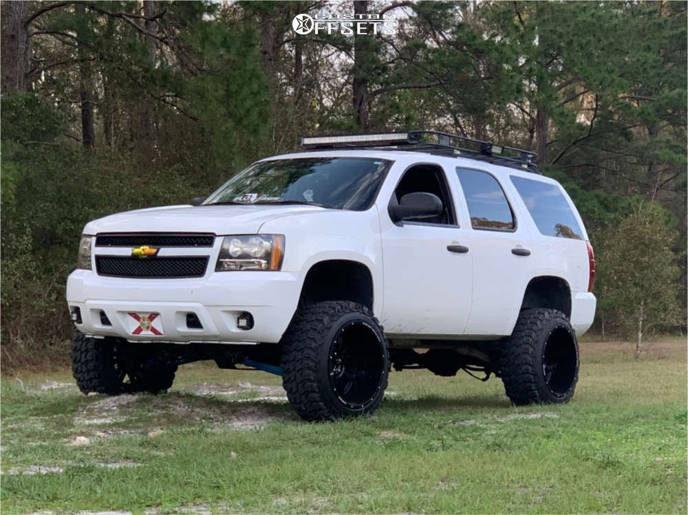 2007 Chevrolet Tahoe with 22x14 -76 Anthem Off-Road Equalizer and 35/12 ...
