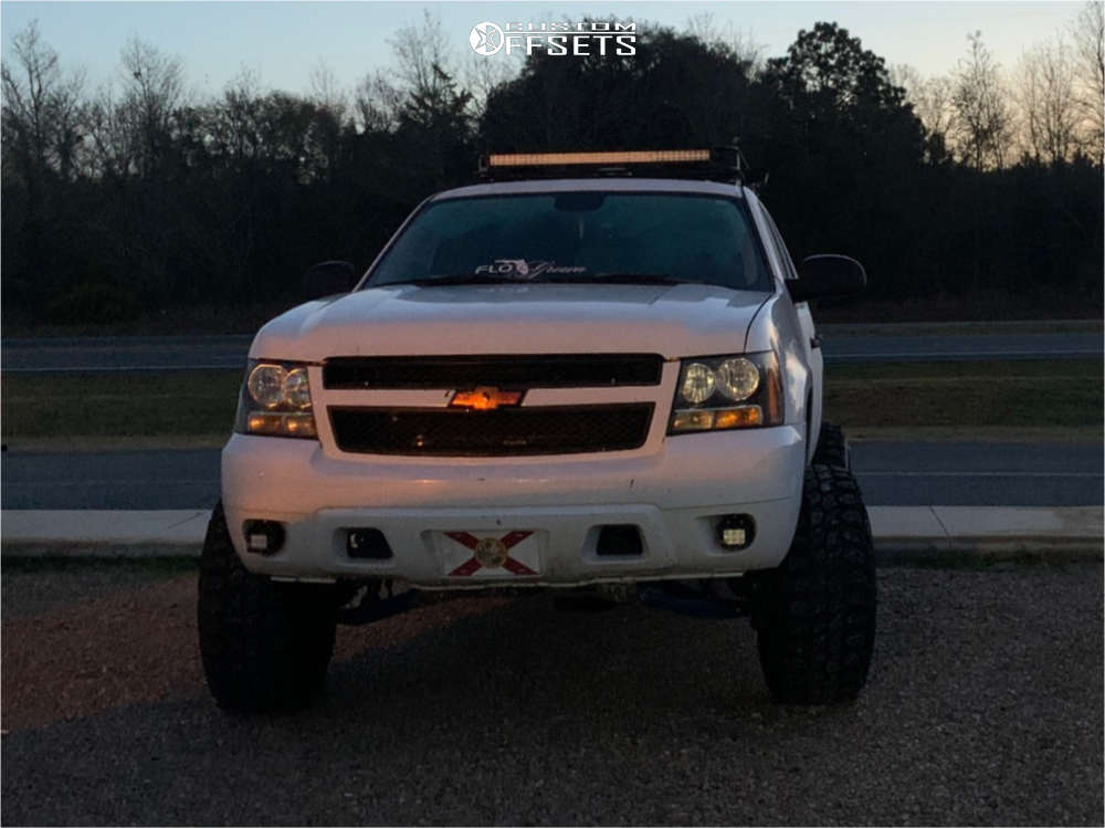 2007 Chevrolet Tahoe with 22x14 -76 Anthem Off-Road Equalizer and 35/12 ...