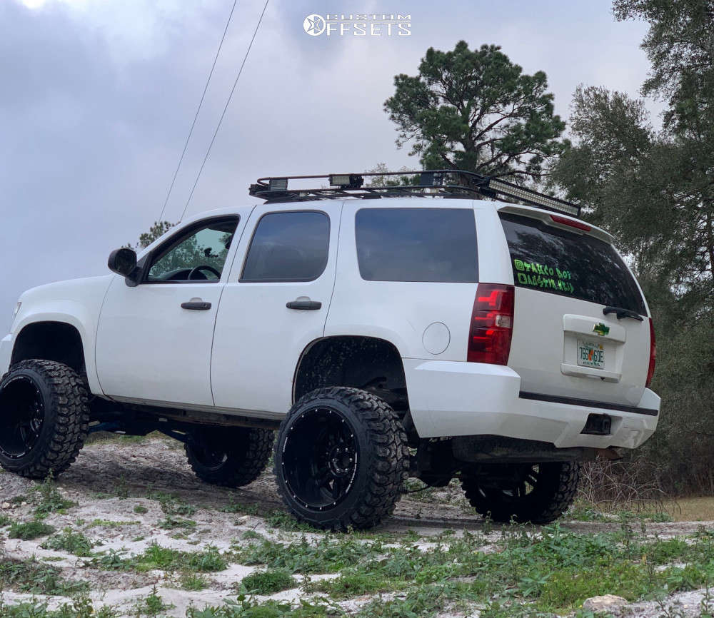 2007 Chevrolet Tahoe with 22x14 -76 Anthem Off-Road Equalizer and 35/12 ...