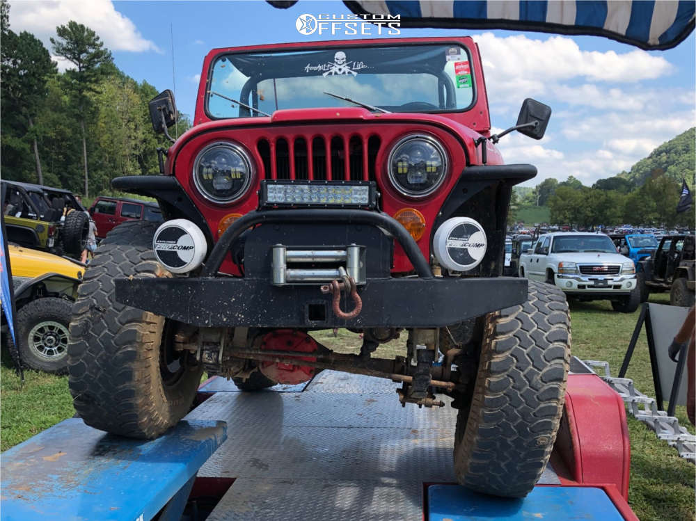 1978 Jeep CJ7 with 15x8 0 Pro Comp Series 51 and 35/12.5R15 BFGoodrich ...