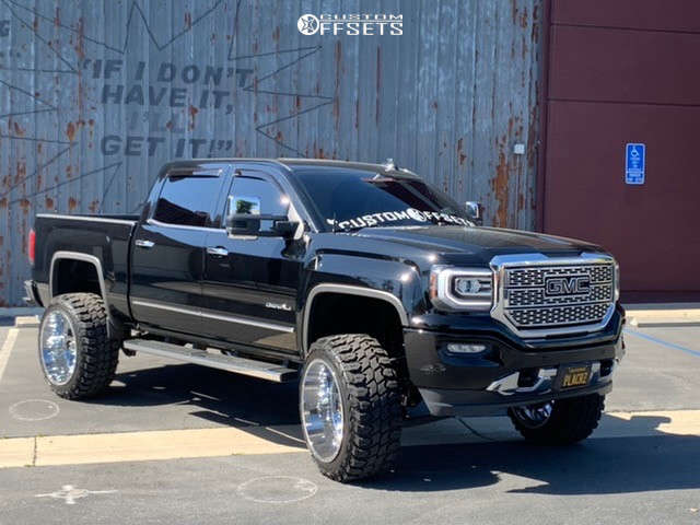 2017 GMC Sierra 1500 with 24x14 -76 Xtreme Force Xf8 and 37/13.5R24 ...