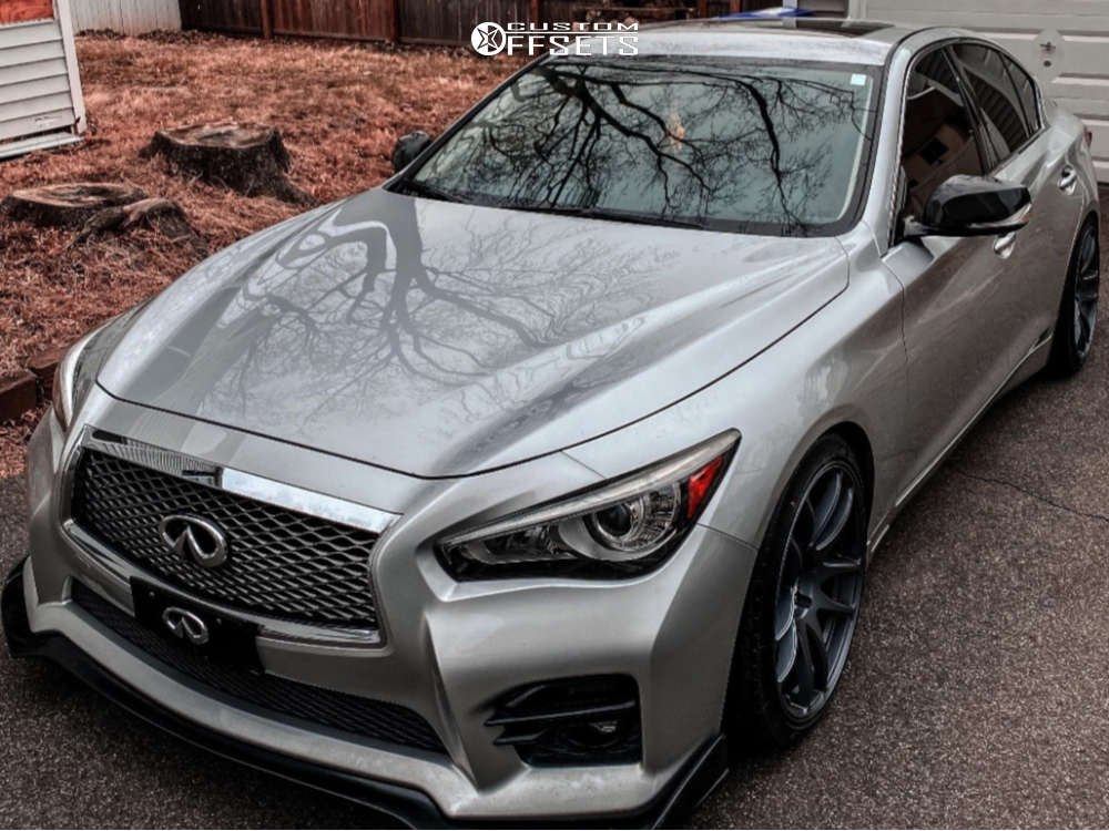 2014 INFINITI Q50 with 19x9.5 22 ESR Sr08 and 255/35R19 Achilles 868 ...
