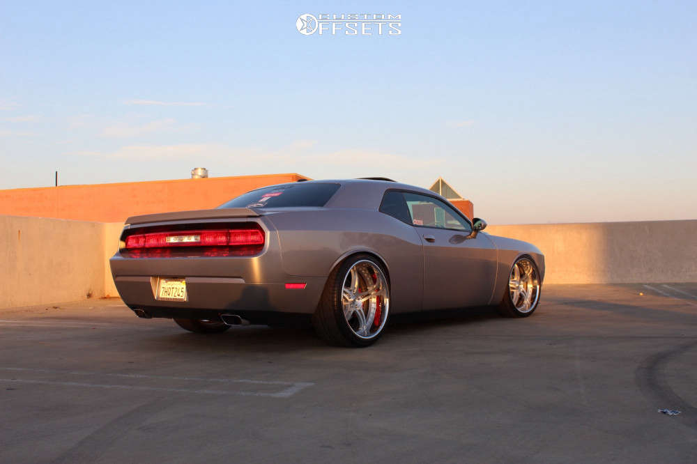 2014 Dodge Challenger with 22x11 15 AC Forged Split 5 and 335/25R22 ...