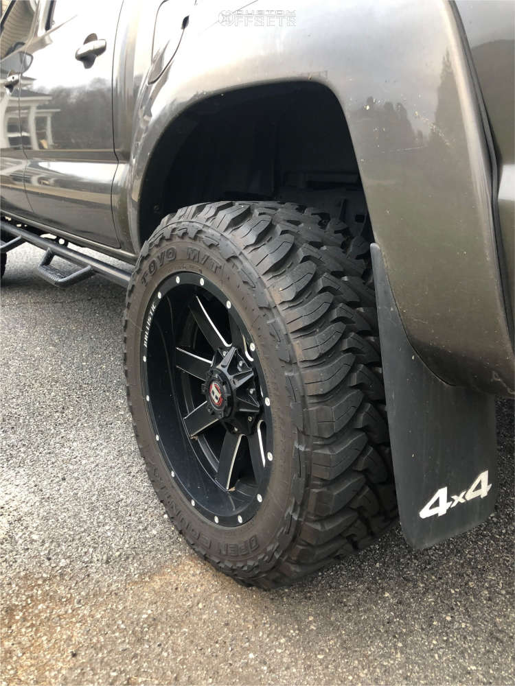 2009 Toyota Tacoma with 20x10 -19 Ballistic Rage and 295/55R20 Toyo ...