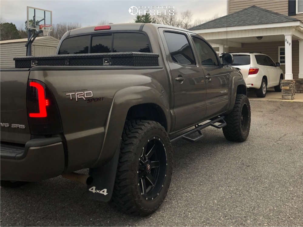 2009 Toyota Tacoma with 20x10 -19 Ballistic Rage and 295/55R20 Toyo ...