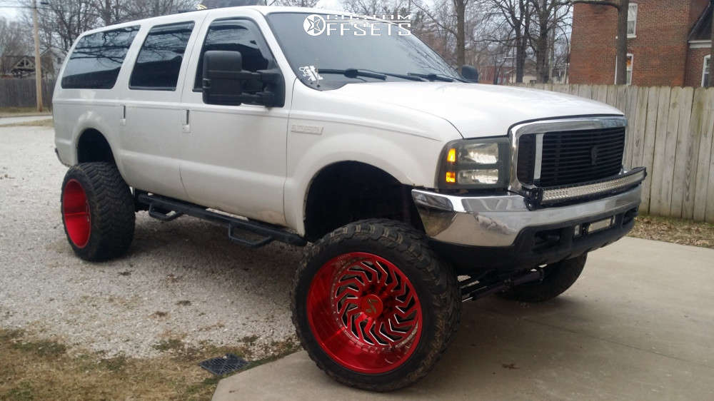 2000 Ford Excursion with 24x14 -81 ARKON OFF-ROAD Crown Series Victory ...