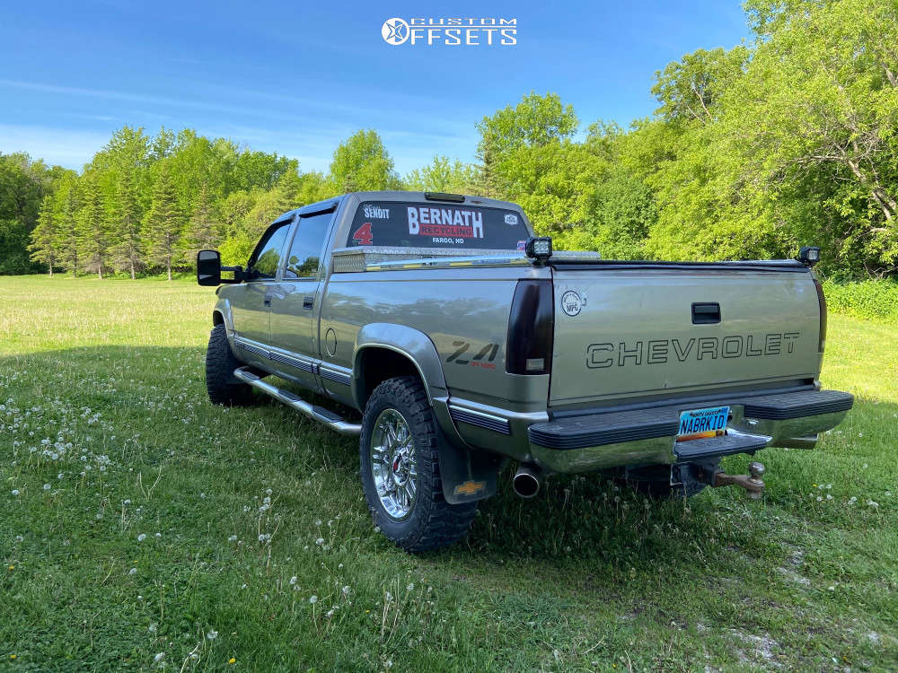 2000 Chevrolet K2500 with 20x9 18 Work Conquest and 275/65R20 Cooper ...