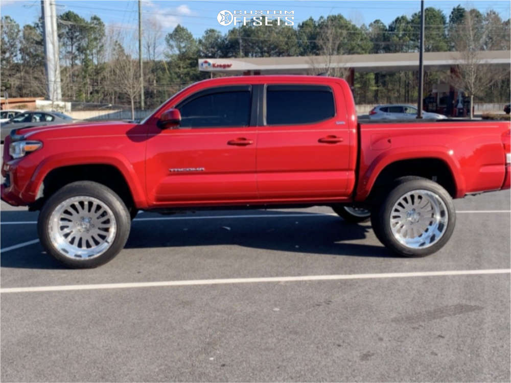 2016 Toyota Tacoma with 22x12 -40 American Force Octane Ss and 305 ...